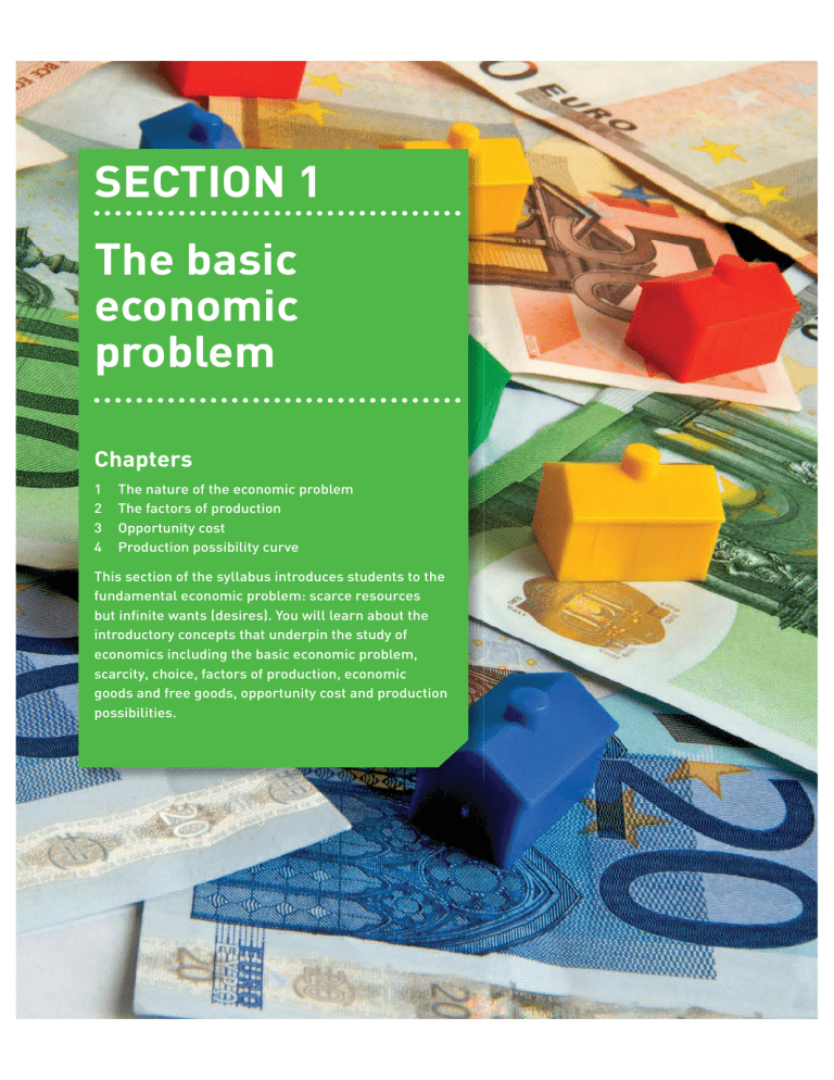 IGCSE Economics: Basic Economic Problem, Scarcity & Unlimited Wants