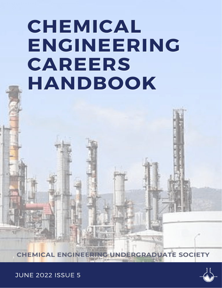 Chemical Engineering Careers Handbook - Job Guide
