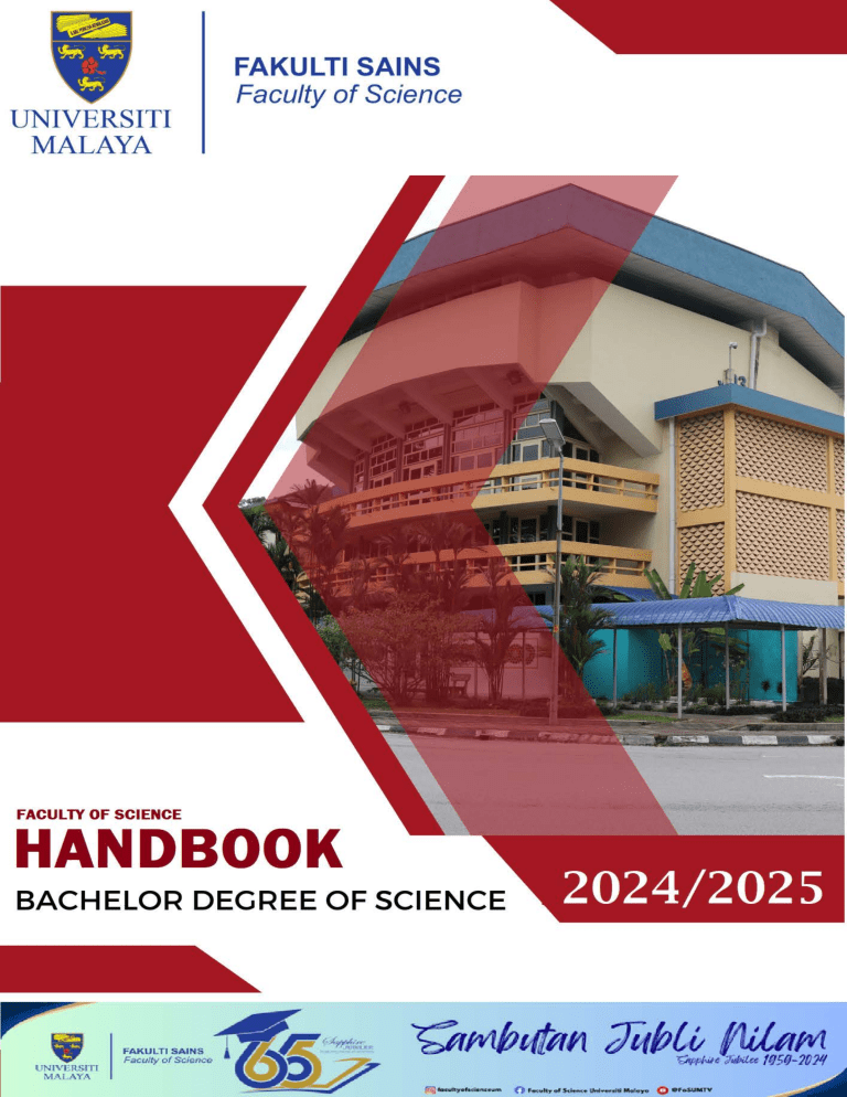 Universiti Malaya Faculty of Science Handbook 2024/2025 | Bachelor's Degree