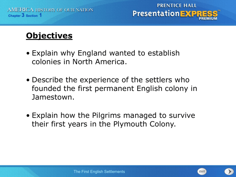First English Settlements: Jamestown & Plymouth Colonies History