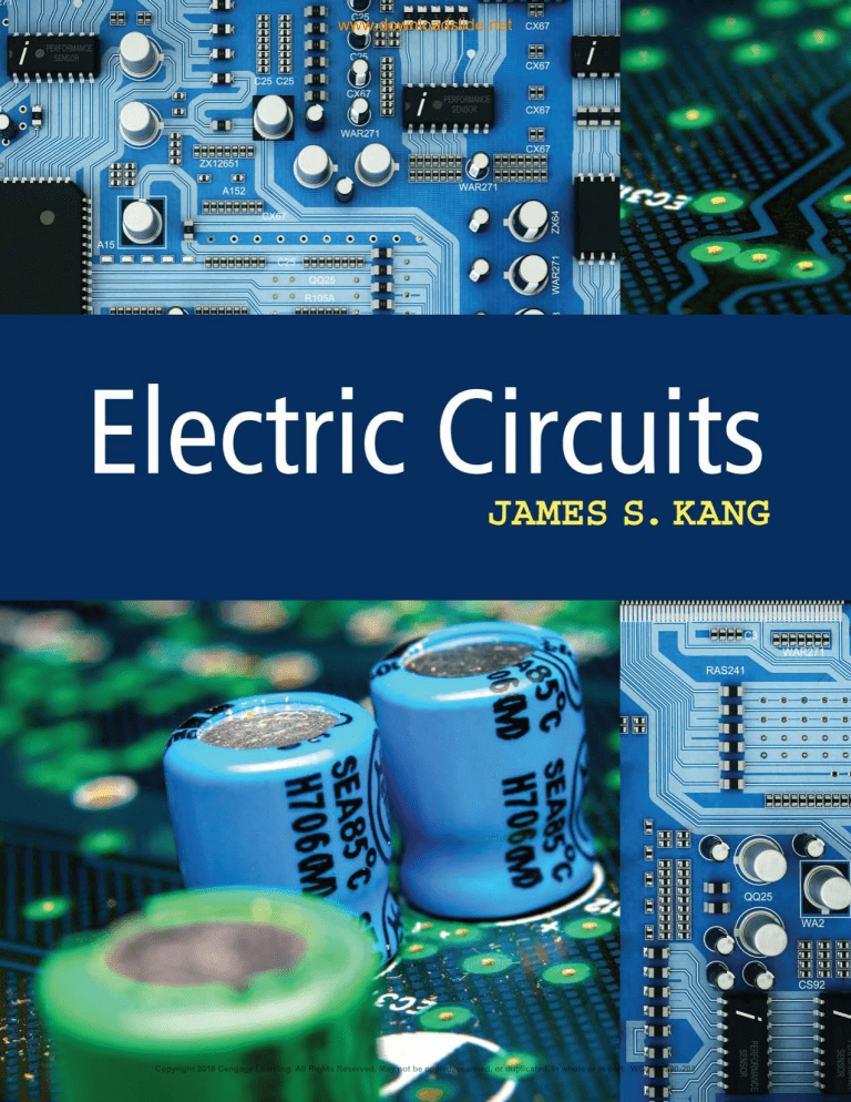 Electric Circuits Textbook by James S. Kang