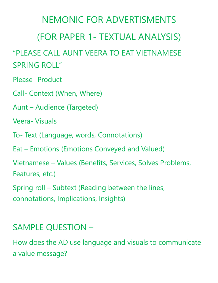 Advertising Analysis: Techniques & Rhetorical Devices