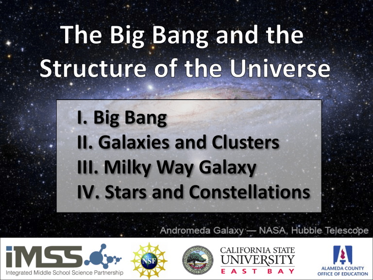 Big Bang & Universe Structure: Galaxies, Stars, More