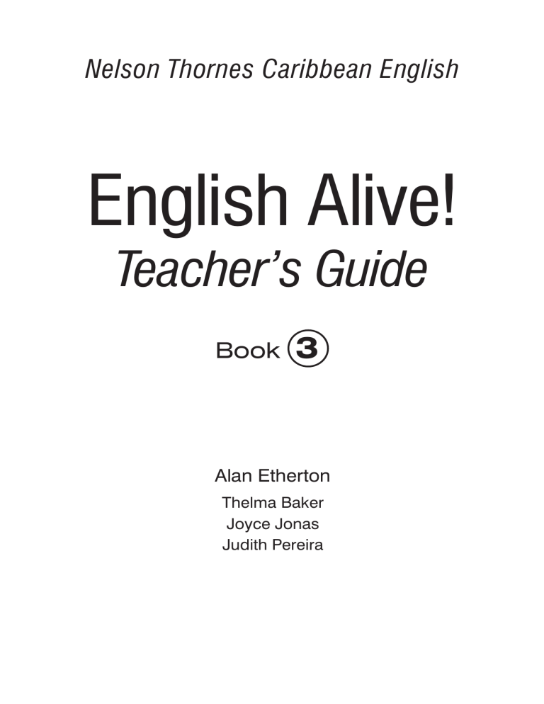 English Alive! Book 3 Teacher's Guide