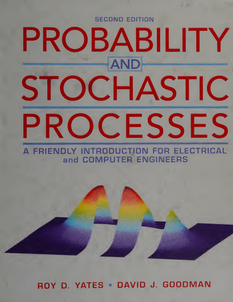 Probability & Stochastic Processes: Electrical & Computer Engineers