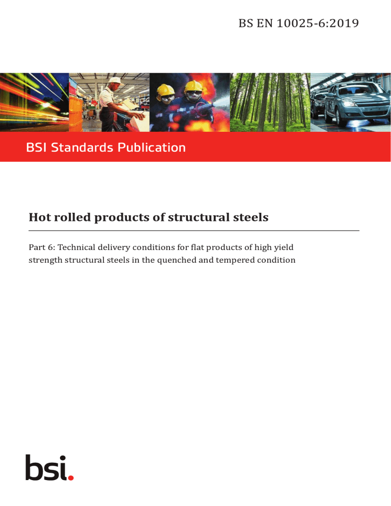 EN 10025-6: High Yield Strength Structural Steel Standard