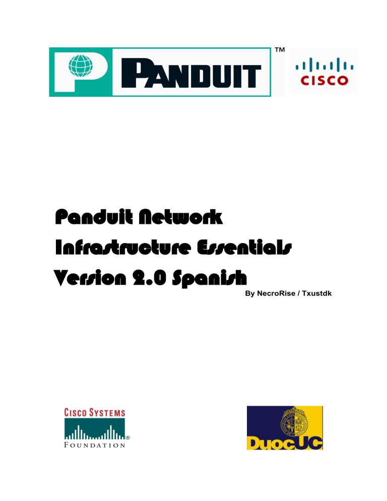 Panduit Infraestructura de Red - Español