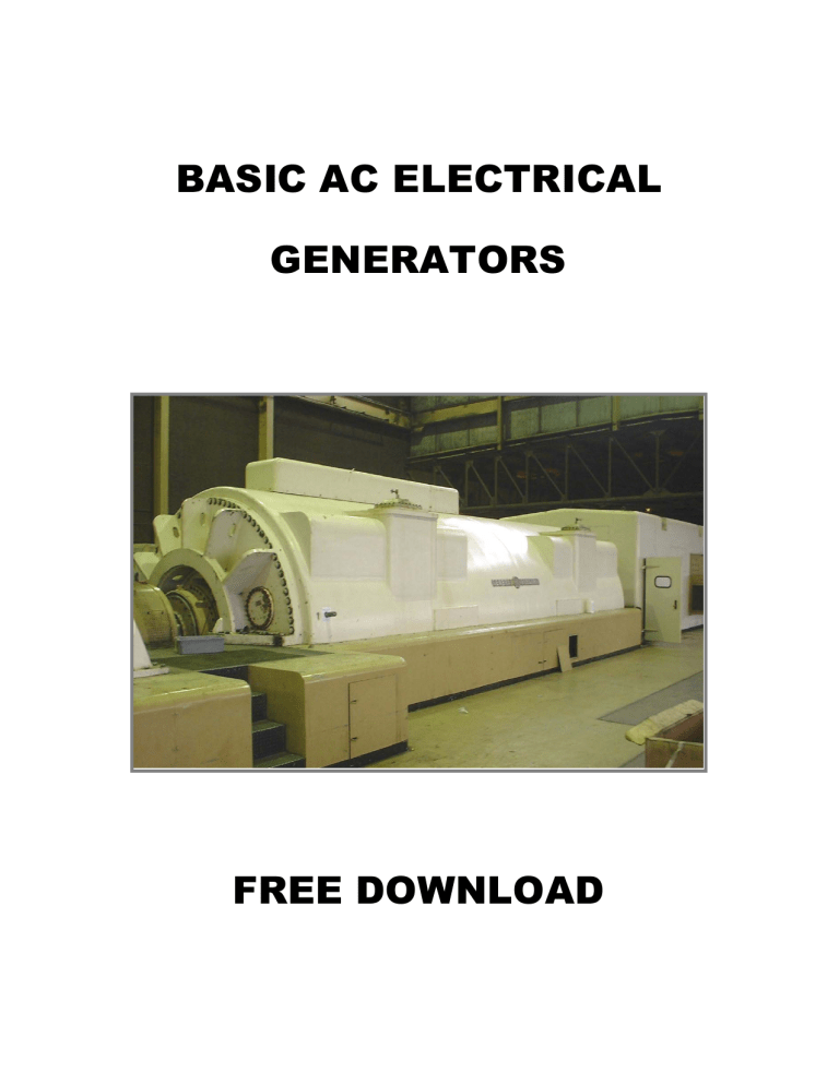 AC Electrical Generators: Basics, Types & Systems