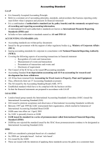 Accounting Standards Key Takeaways: GAAP & IFRS