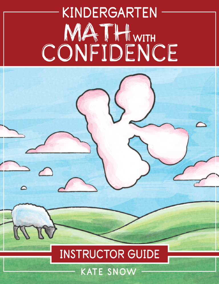 Kindergarten Math with Confidence: Instructor Guide
