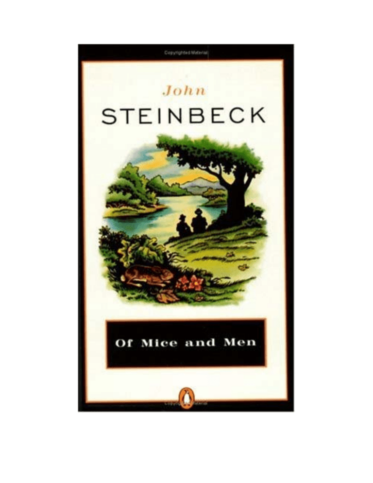 Of Mice and Men by John Steinbeck - Chapter 1 Excerpt