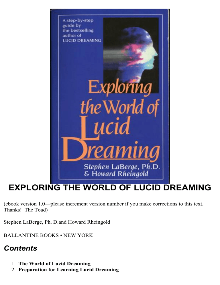 Exploring Lucid Dreaming: A Step-by-Step Guide to Conscious Dreams