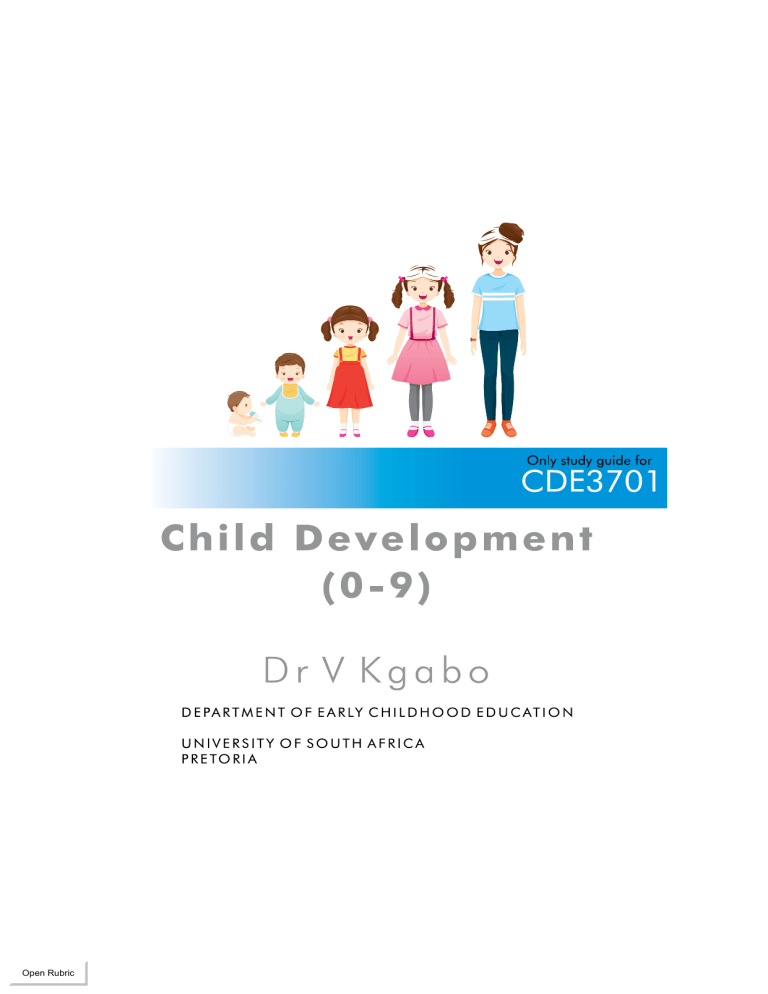 Child Development (0-9) Course Book