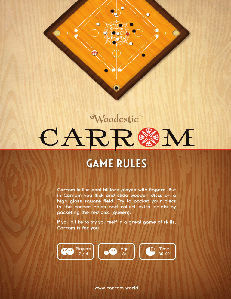 Carrom Game Rules: Learn to Play the Strike-and-Pocket Table Game