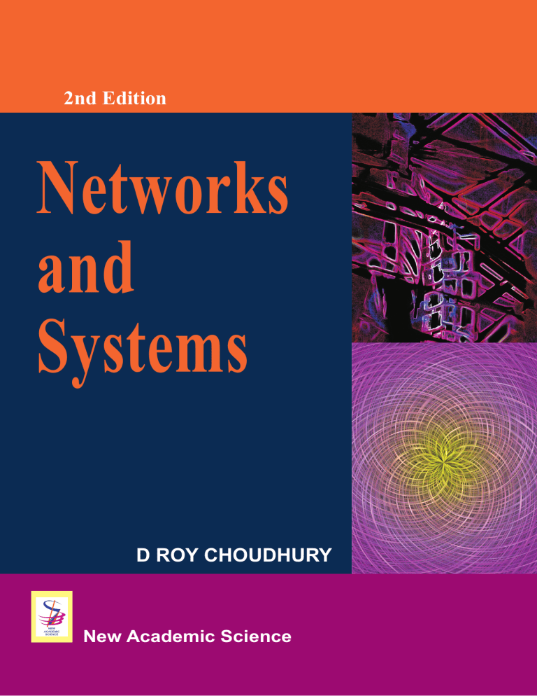 Networks and Systems: Electrical Engineering Textbook by D Roy Choudhury