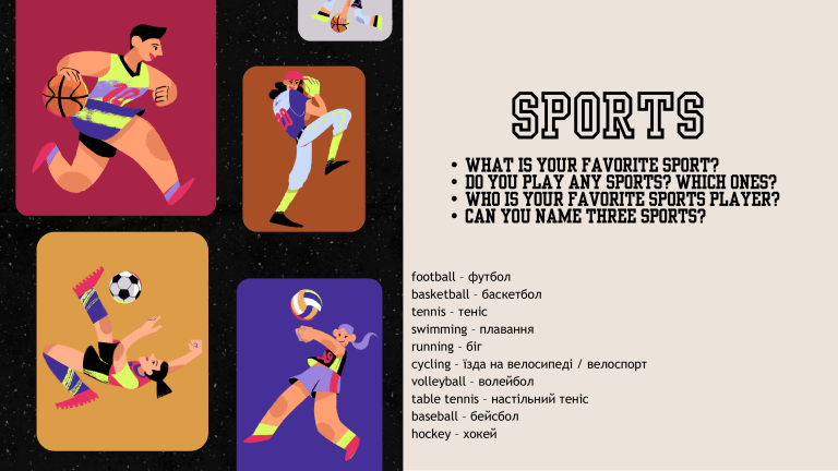 Sports ESL Lesson: Vocabulary, Grammar, Reading & Activities