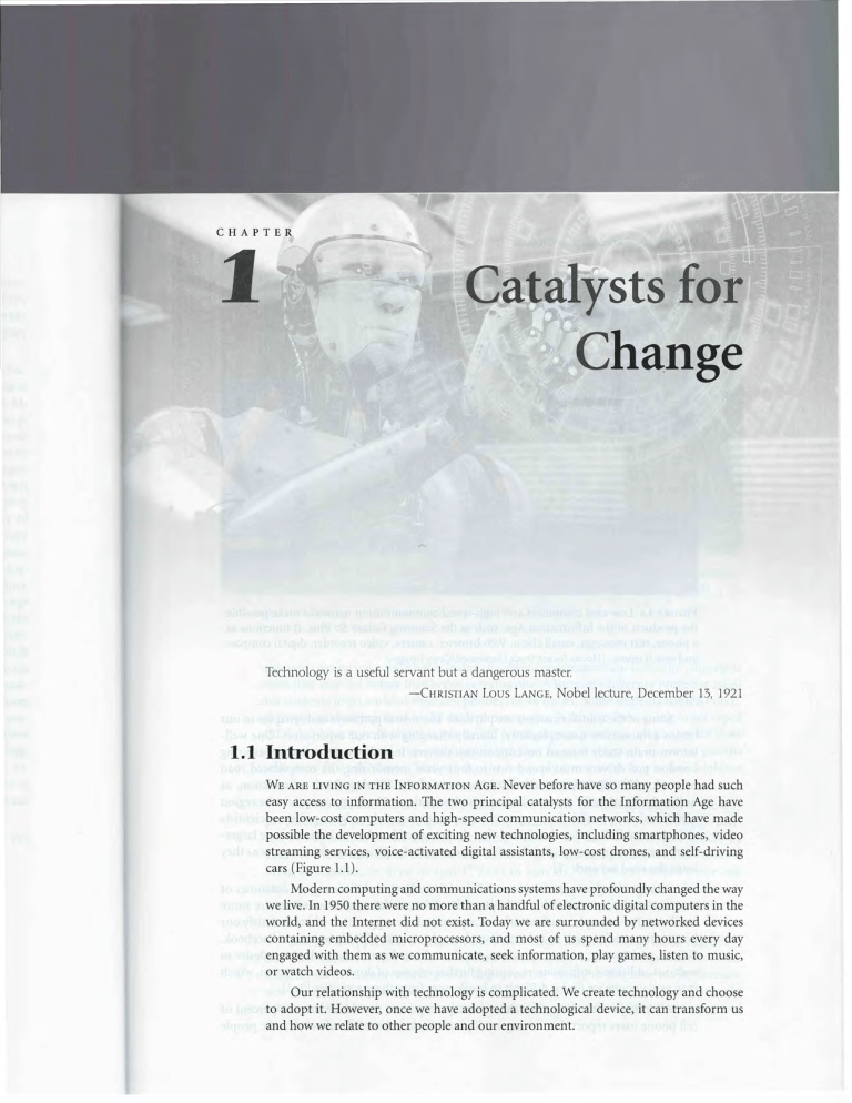 IT Ethics: Catalysts for Change - Chapter 1