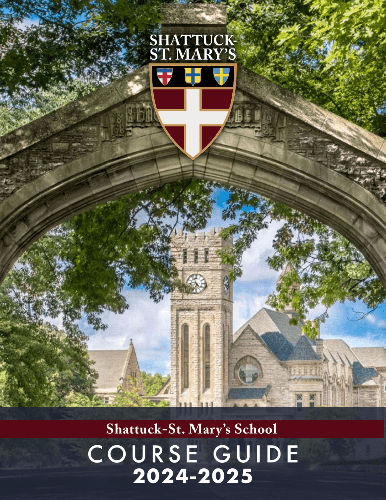 Shattuck-St. Mary's School Course Guide 2024-2025
