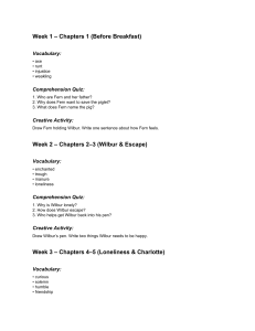 Charlotte's Web: Chapters 15-17 Study Guide