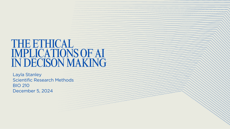 AI Ethics in Decision Making: Research Paper