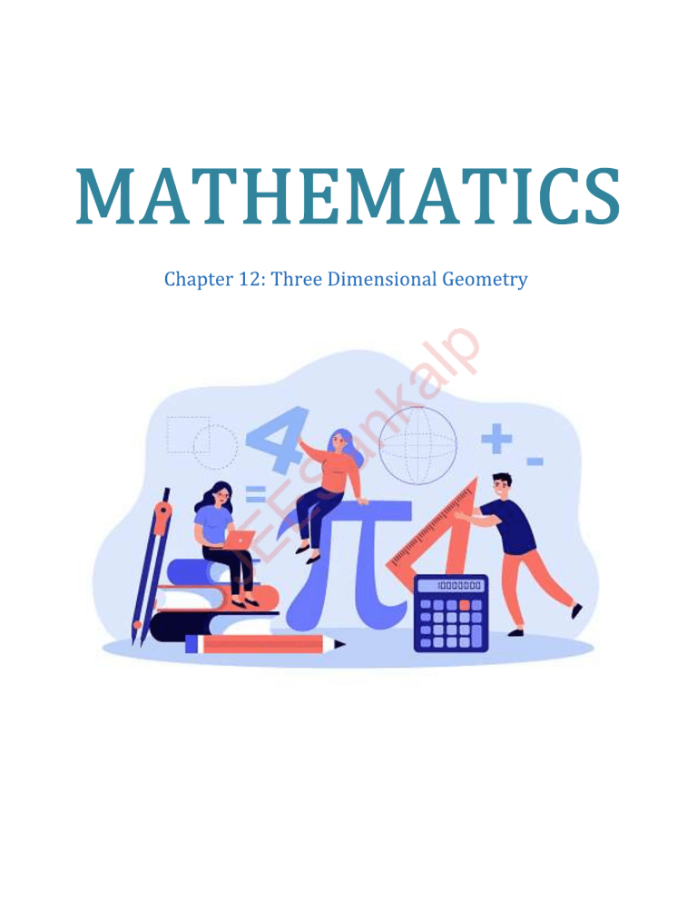 Three Dimensional Geometry: Concepts, Formulas & Practice Questions
