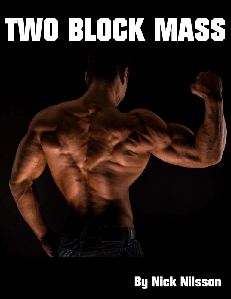Two Block Mass: Build Muscle & Strength Training Program