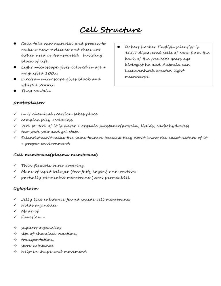 Cell Structure & Organelles: A Comprehensive Biology Study Guide