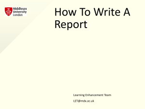 Middlesex University Grading Scheme & ECTS Conversion