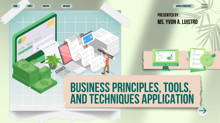Business Principles, Tools & Techniques: SWOT, TOWS, PESTLE Analysis