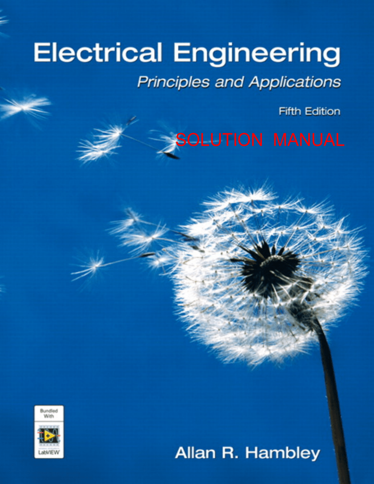 Electrical Engineering Solution Manual - Allan R. Hambley