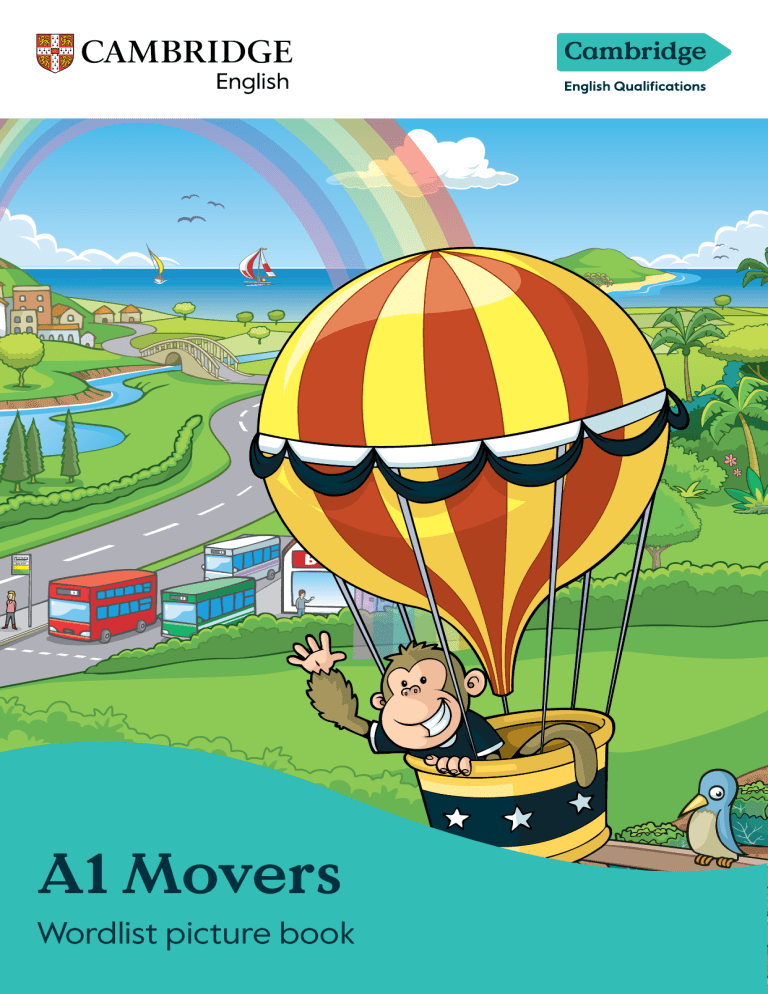 A1 Movers Wordlist Picture Book for Young Learners