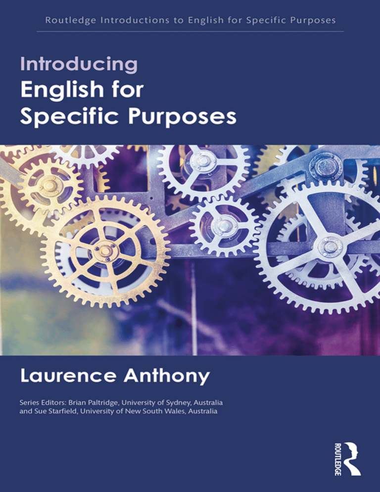 Introducing English for Specific Purposes Textbook