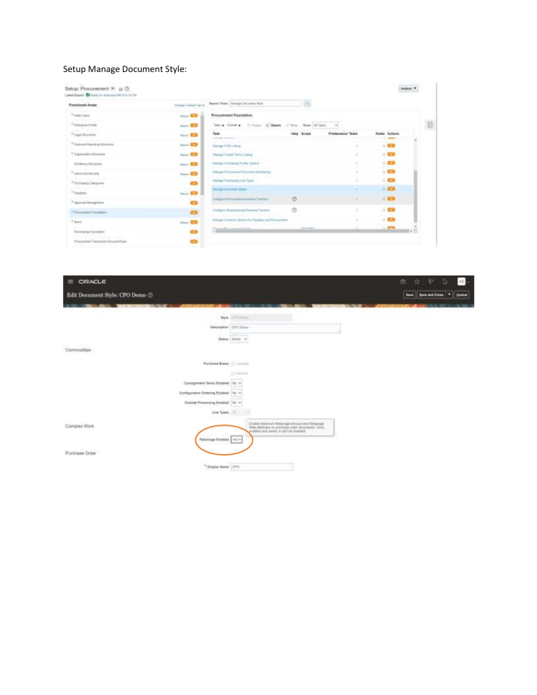 Oracle Payables & Procurement: Retainage Account Setup Guide