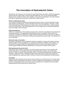 Water Energy: Hydroelectric Power Worksheet for Kids