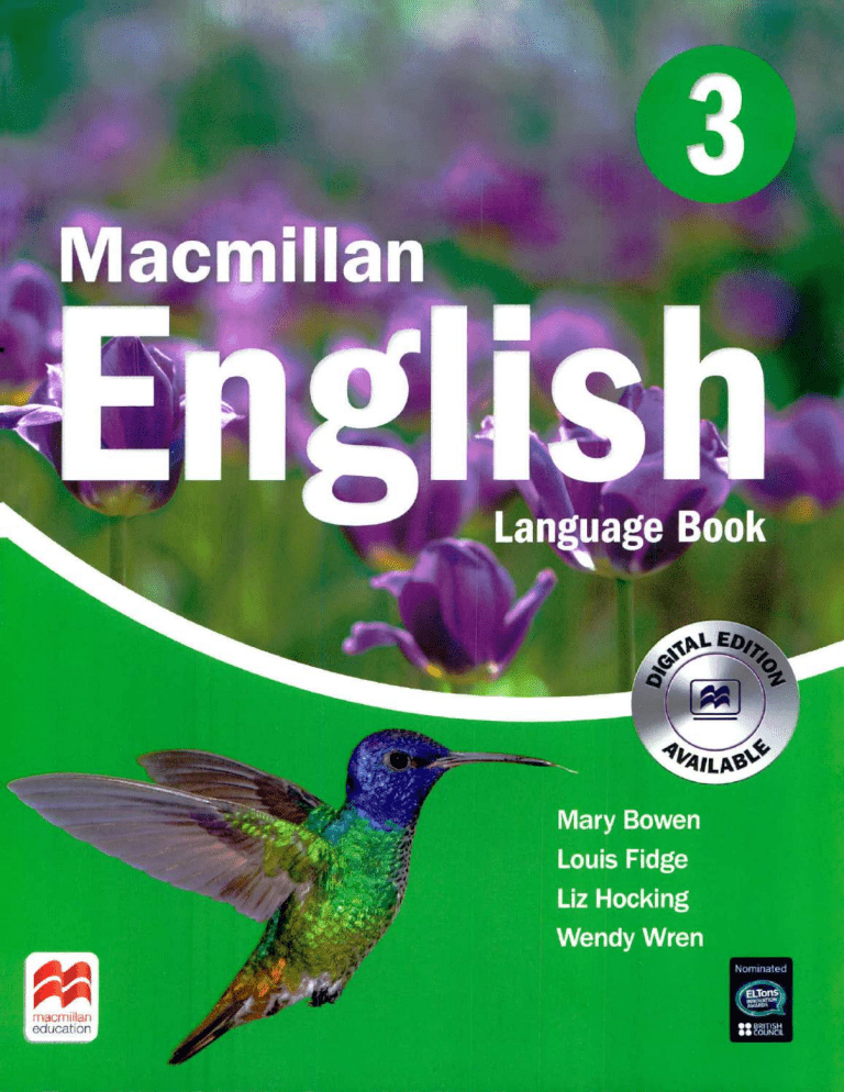 Macmillan English Language Book 3: Elementary Grammar, Vocabulary & Reading