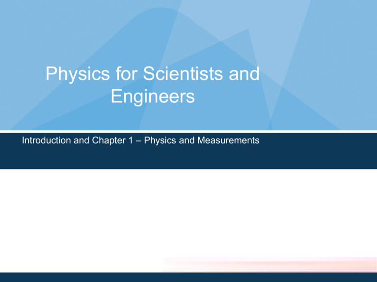 Physics Introduction: Measurements & Units