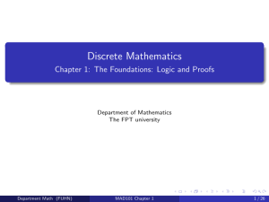 Propositional Logic Sample Questions & Solutions