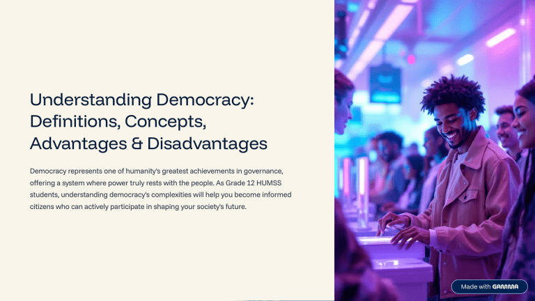 Democracy Explained: Definitions, Concepts, Advantages & Disadvantages