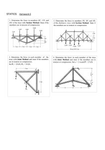 Structural Analysis Truss Assignment - CIVL 200