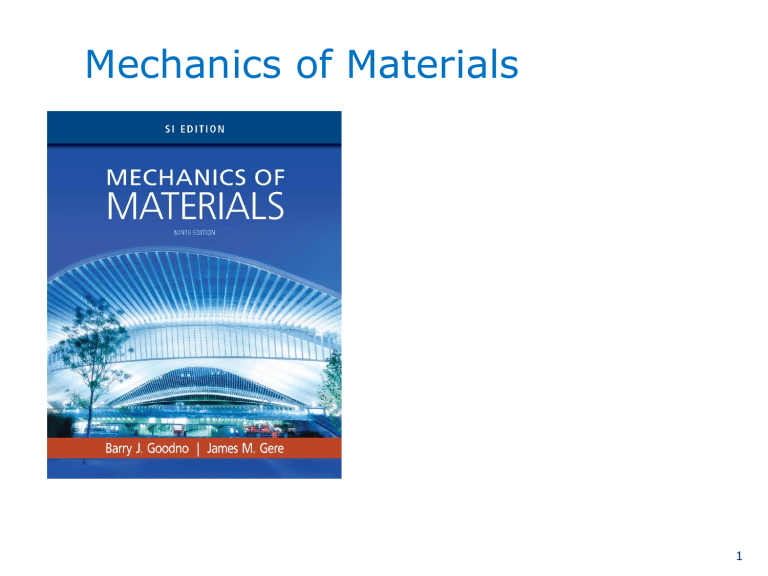 Mechanics of Materials: Stress, Strain & Design