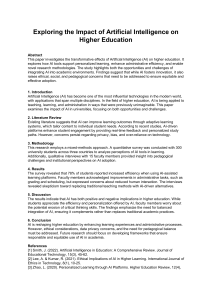 AI's Impact on Modern Education: Personalized Learning & Challenges