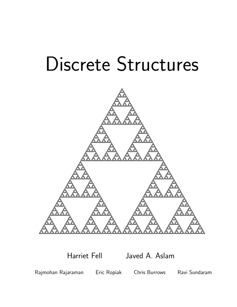Discrete Structures Textbook: Logic, Sets, and Cryptography