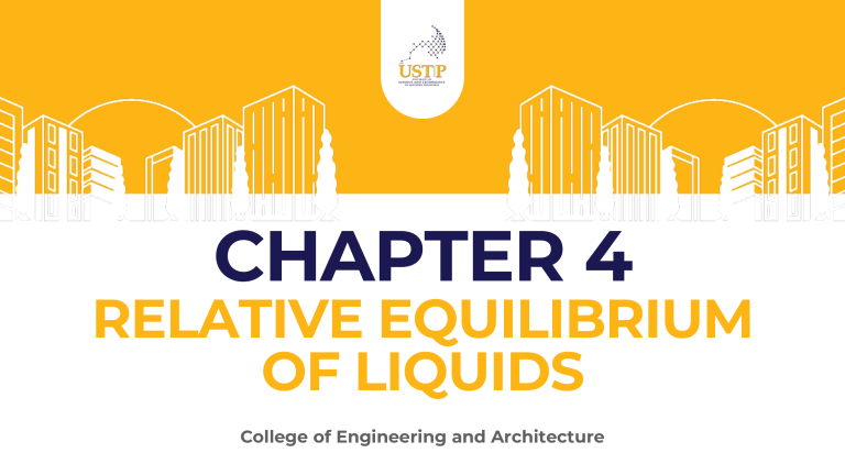 Relative Equilibrium of Liquids: Fluid Mechanics & Engineering Problems
