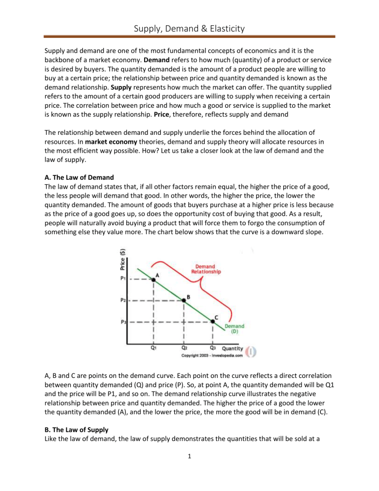 Supply, Demand & Elasticity: Economic Fundamentals Explained