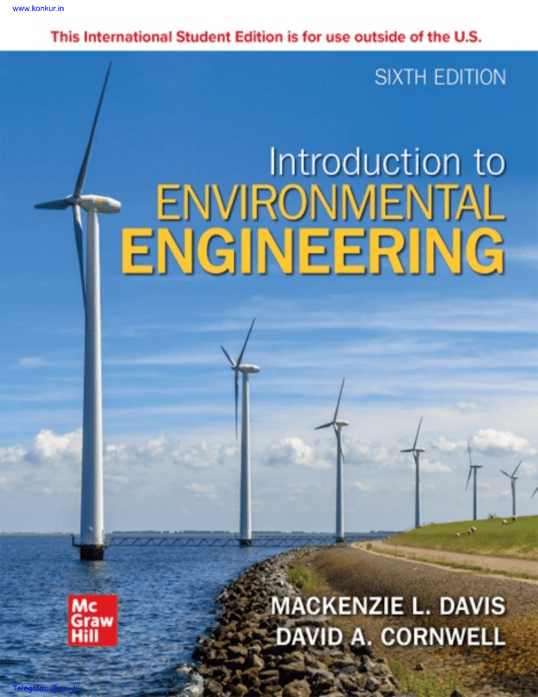Introduction to Environmental Engineering Textbook