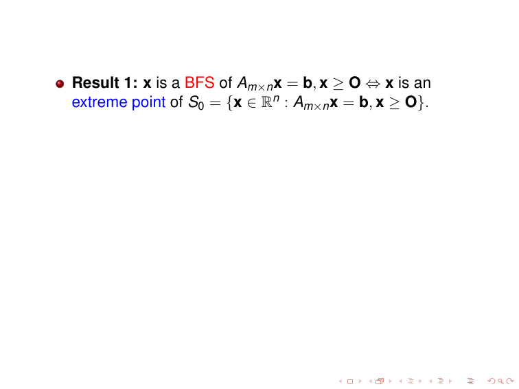 Linear Programming: BFS, Extreme Points, Simplex Method & Sensitivity ...