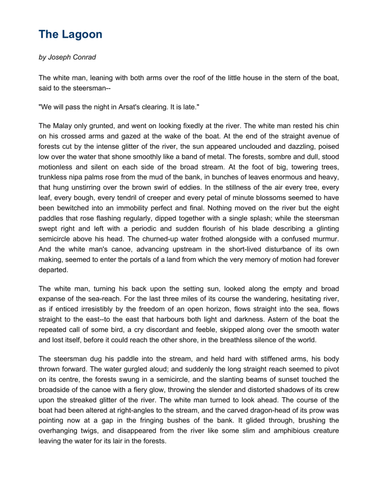 The Lagoon by Joseph Conrad: A Short Story Analysis