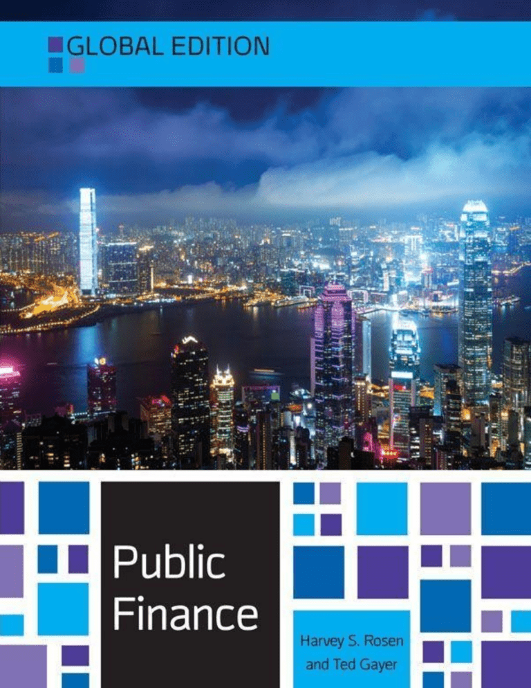 Public Finance Textbook by Rosen & Gayer