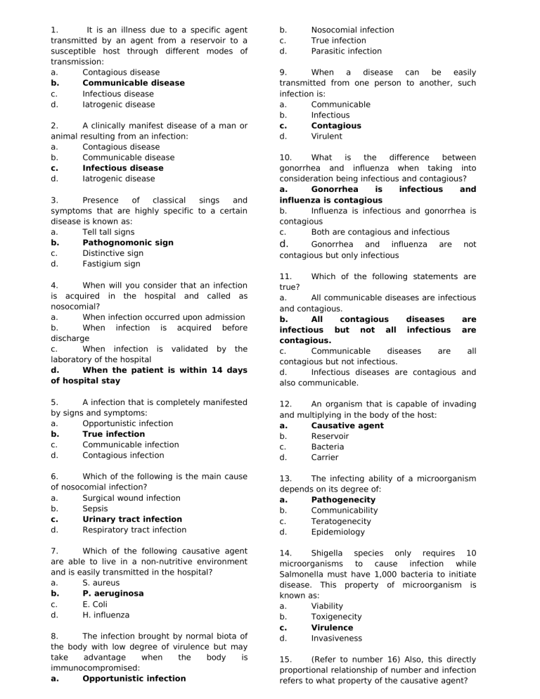 Infectious Disease & Epidemiology Quiz: Public Health Practice Questions