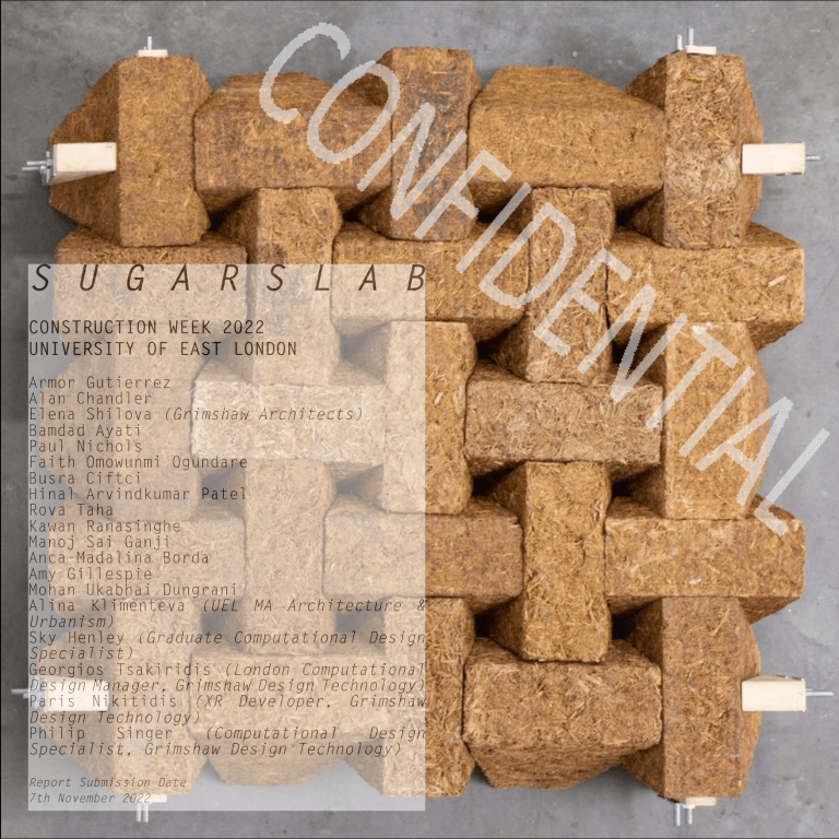 Sugarslab Report 2022: Bagasse as a Sustainable Building Material